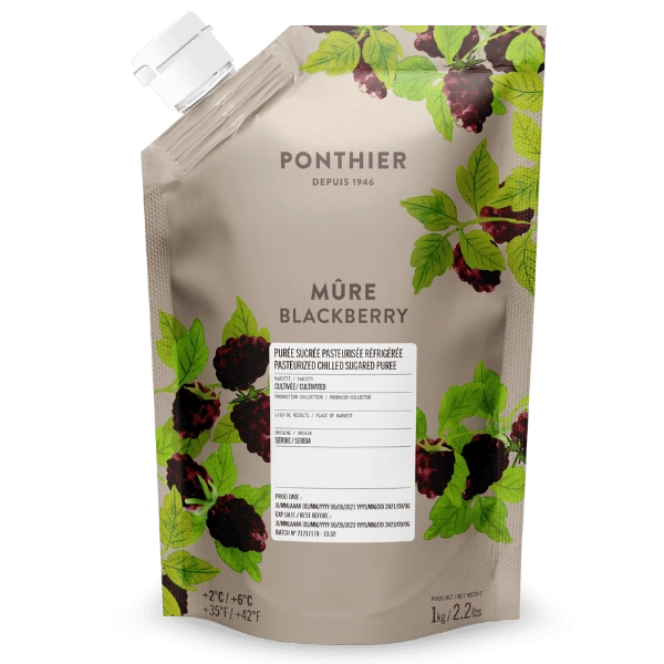 'Ponthier' Blackberry Puree (1kg) - Kerry's Fresh