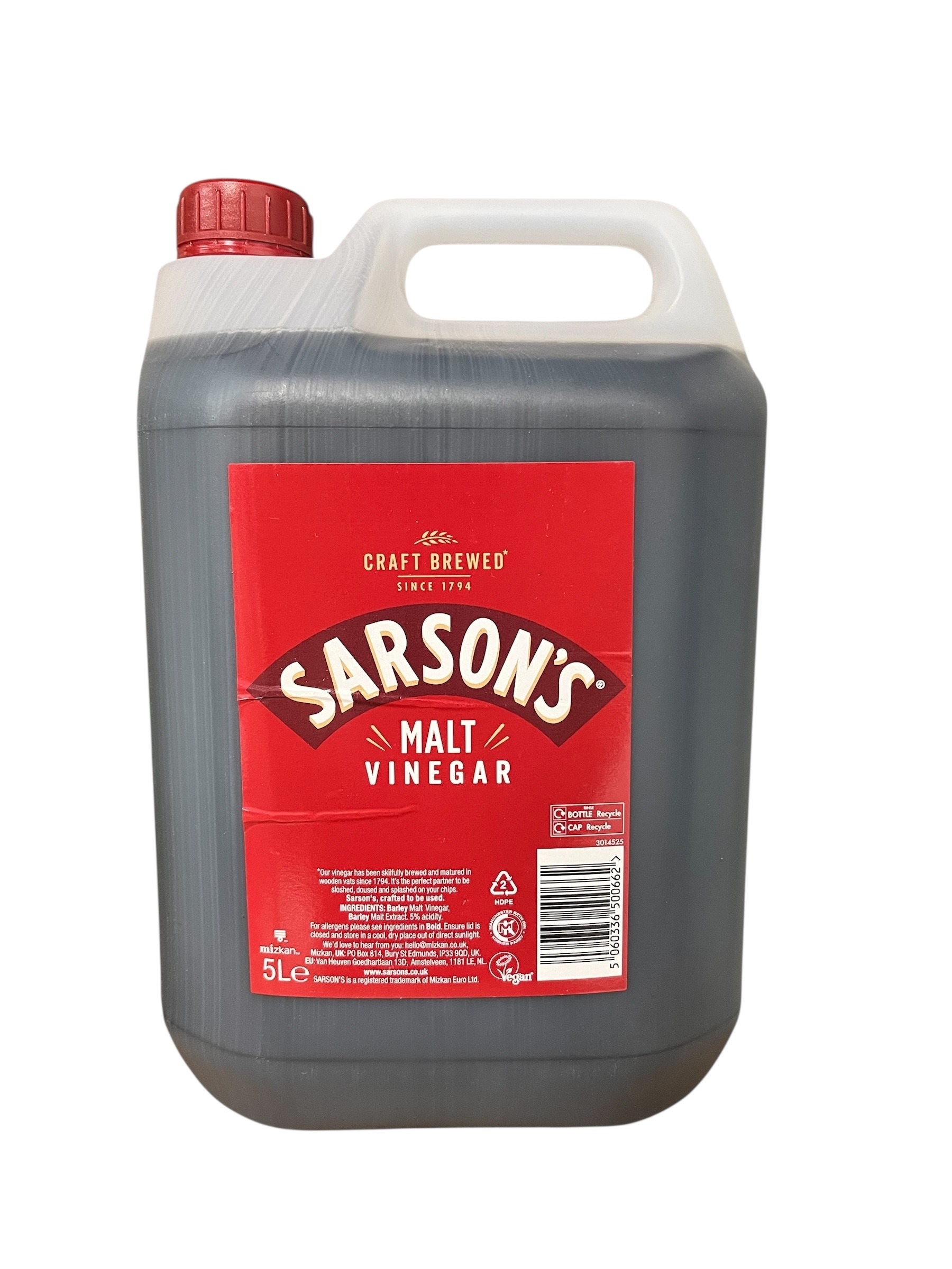 'Sarson's' Malt Vinegar (5L) - Kerry's Fresh