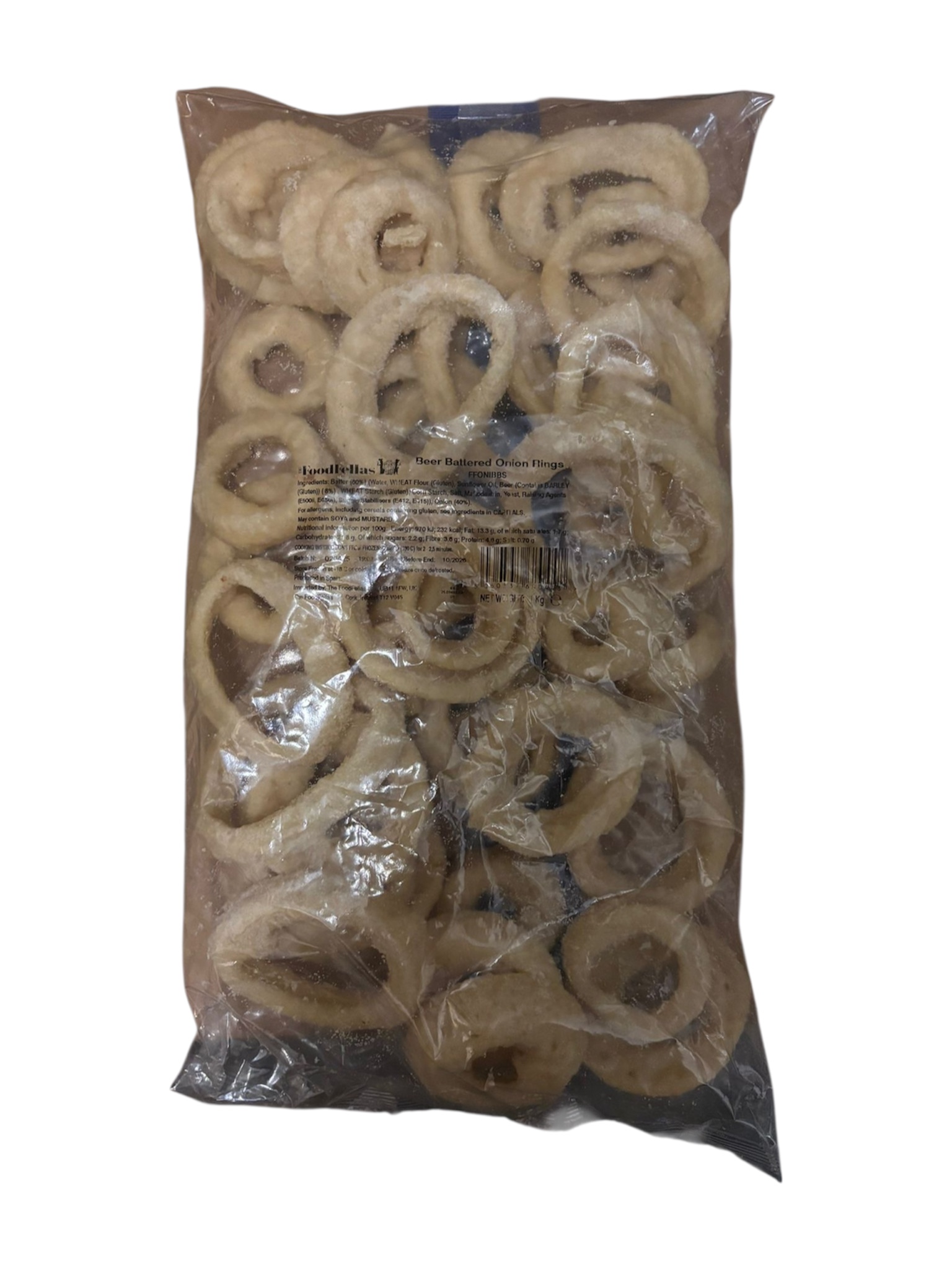 Beer Battered Onion Rings (1kg) - Kerry's Fresh