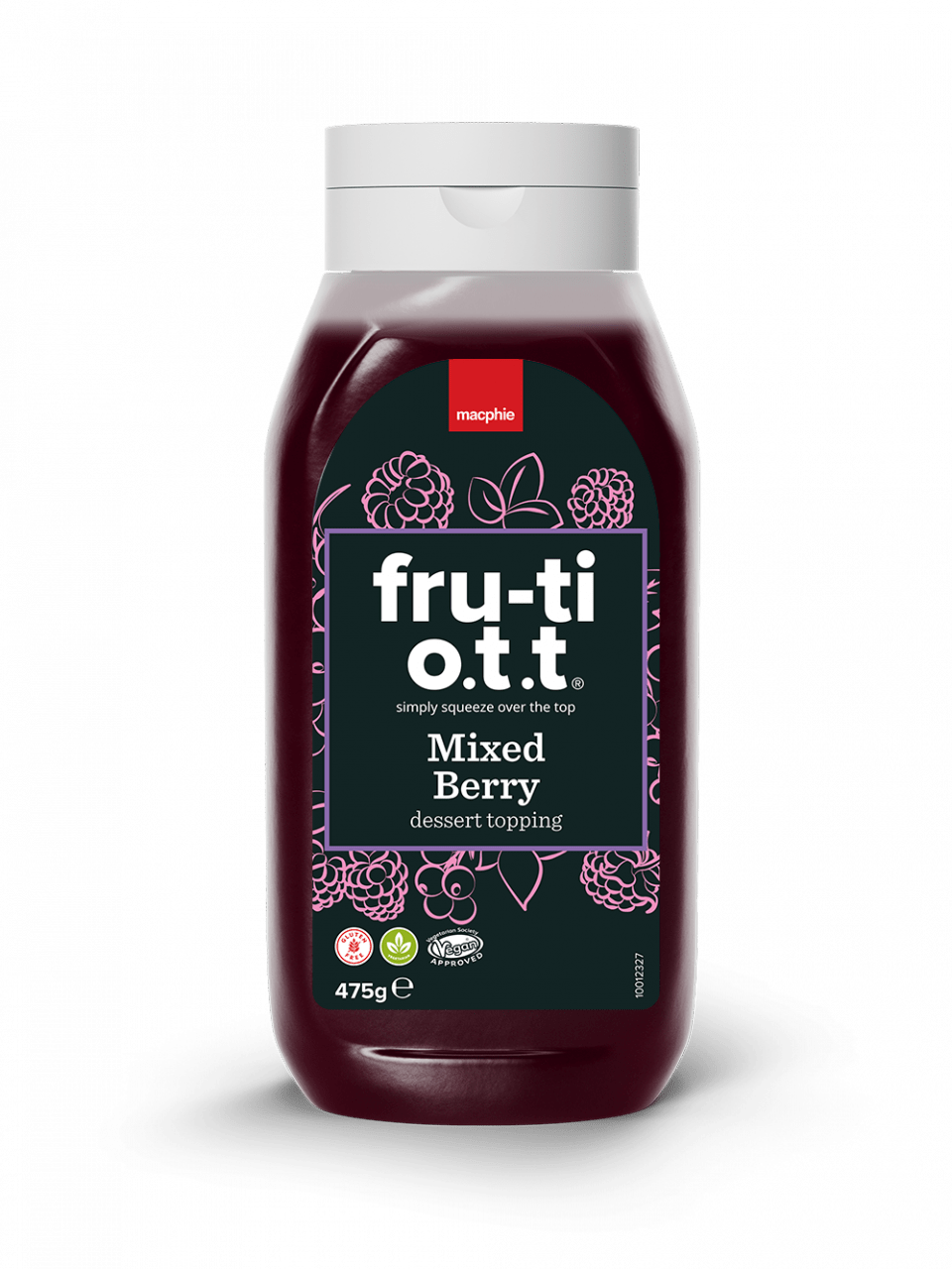 'Macphie O.T.T' Mixed Berry Topping (475g) - Nottingham, Derby & Leicester